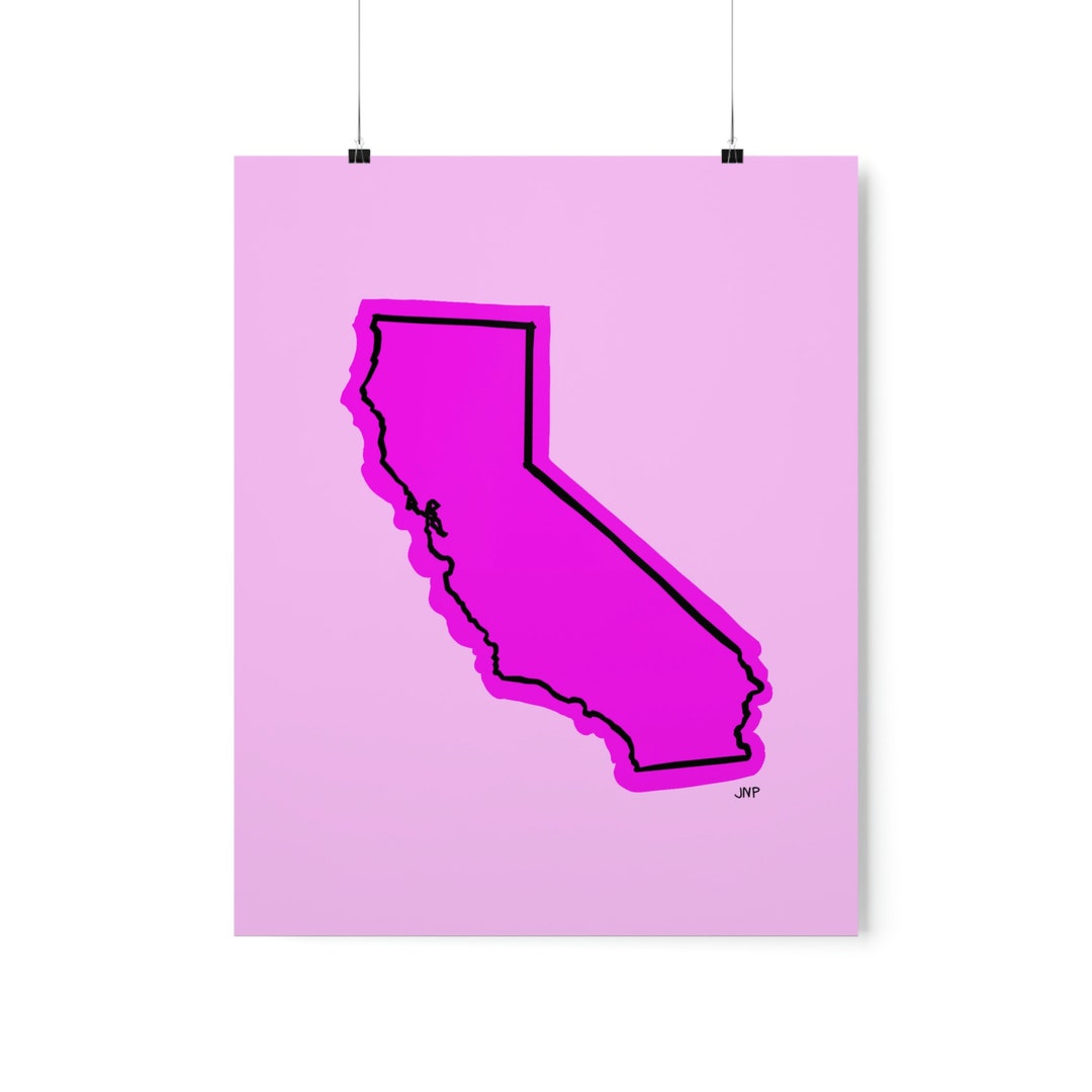 California Pink Premium Art Prints - Etsy