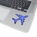 Airplane Purple Sticker - Etsy