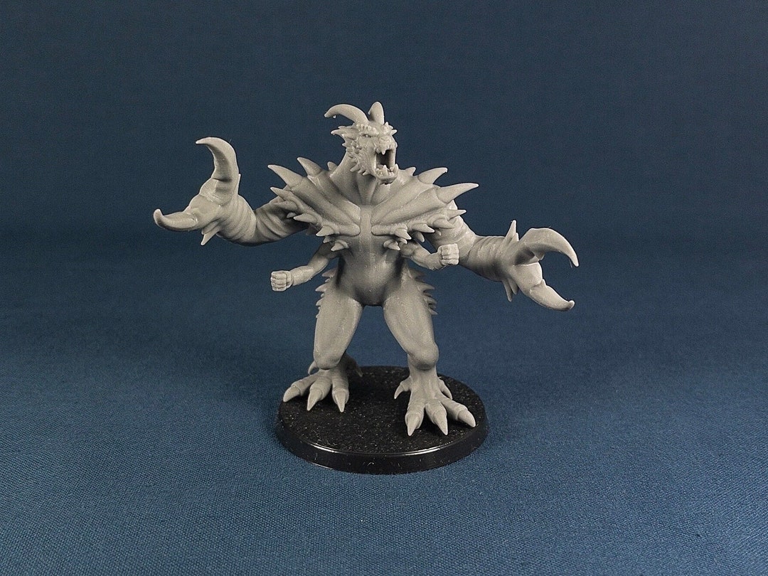 Glabrezu | MZ4250 | Miniatures | 28mm Scale | Resin Printed Tabletop ...