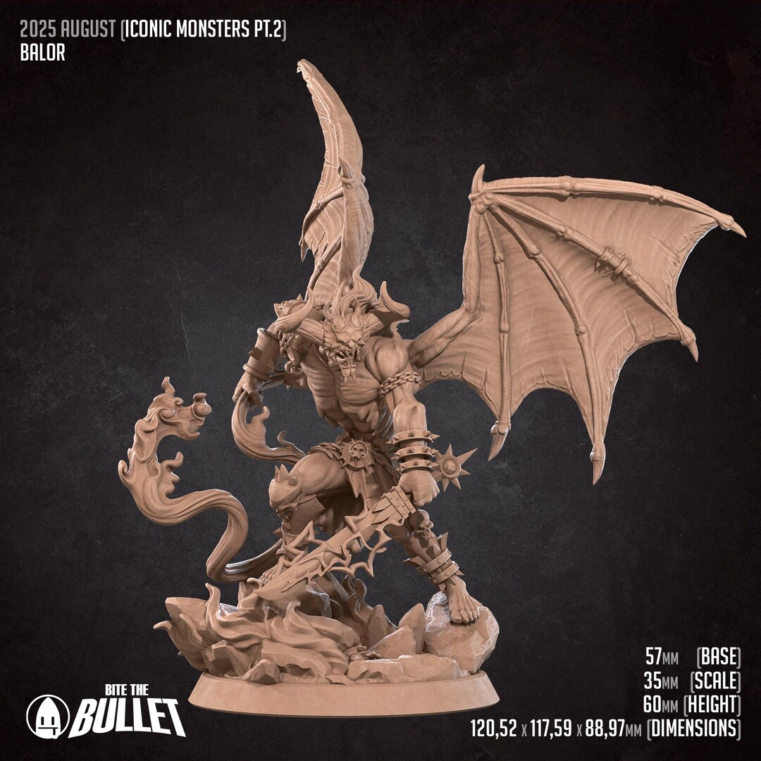 Balor | Iconic Monsters Pt. 2 | Bite the Bullet | 35mm Scale | Resin ...