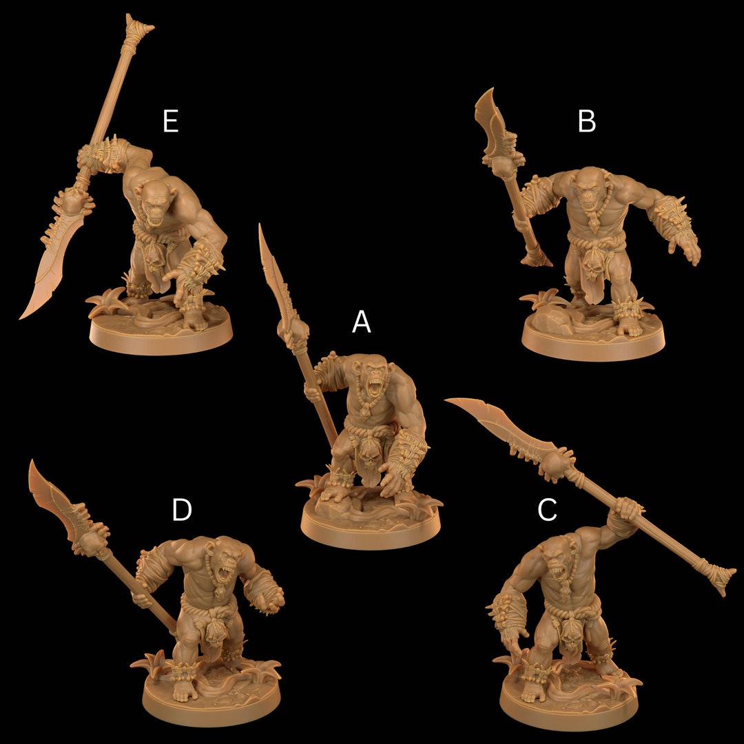 Bobokai Screamers | Dragon Trappers Lodge | the Simiax Legions | 32mm ...