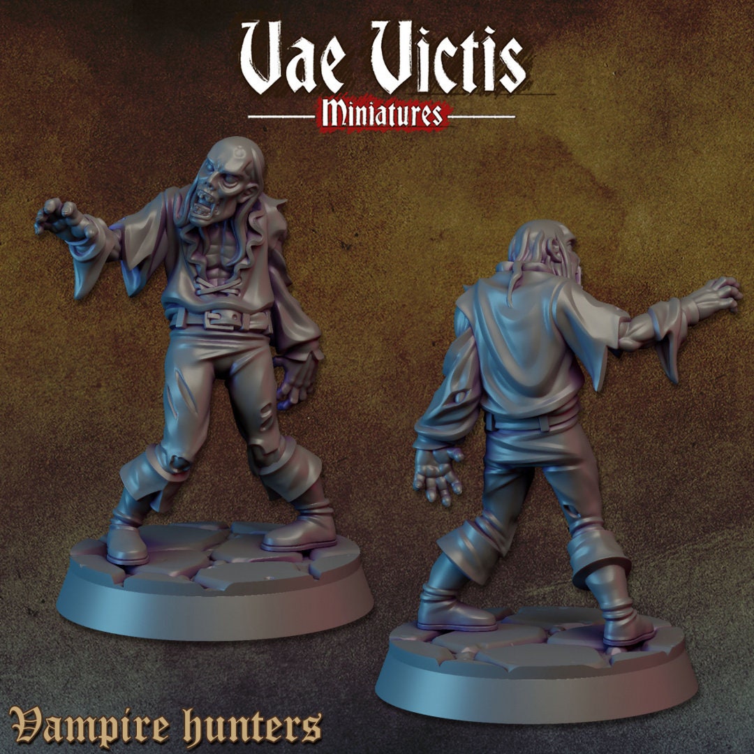 Undead Villager | Vae Victis Miniatures | 32mm Scale Resin Printed ...