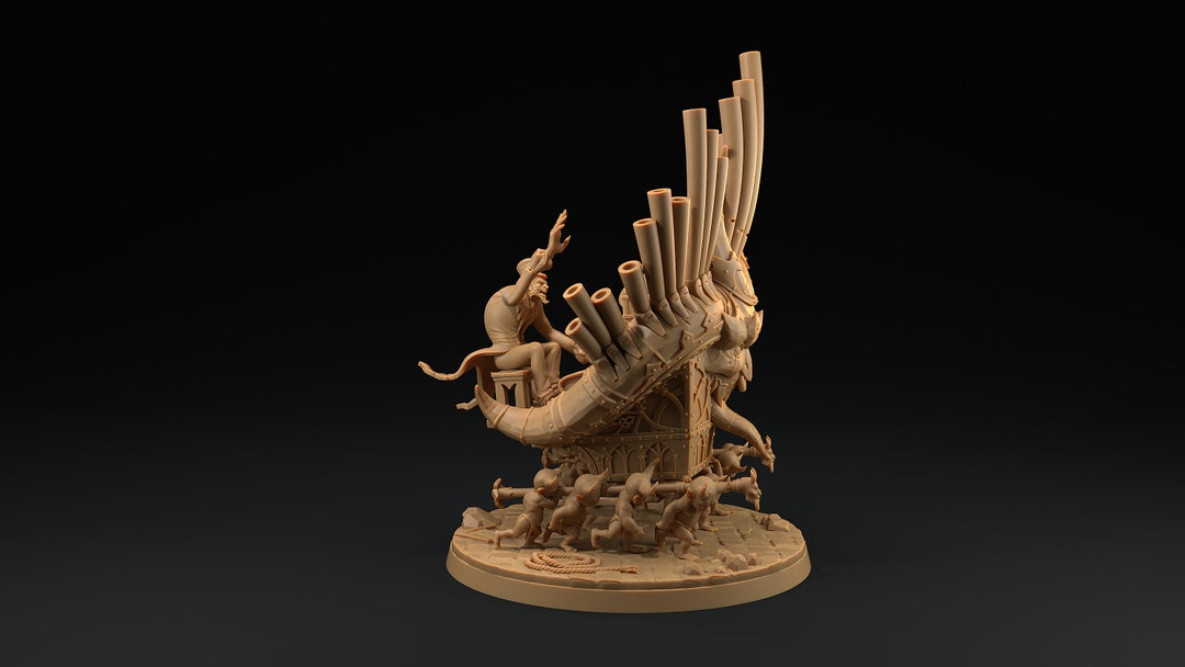 The Organ Man Dragon Trappers Lodge Monster One Page Rules 32mm Resin ...