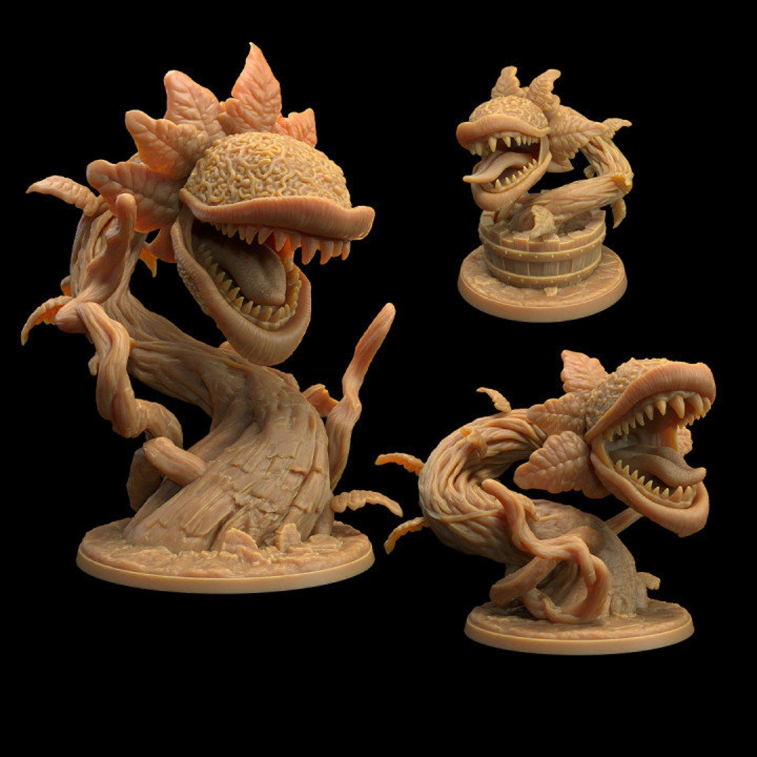 Carnivorous Plant Dragon Trappers Lodge Monster One Page Rules 32mm ...