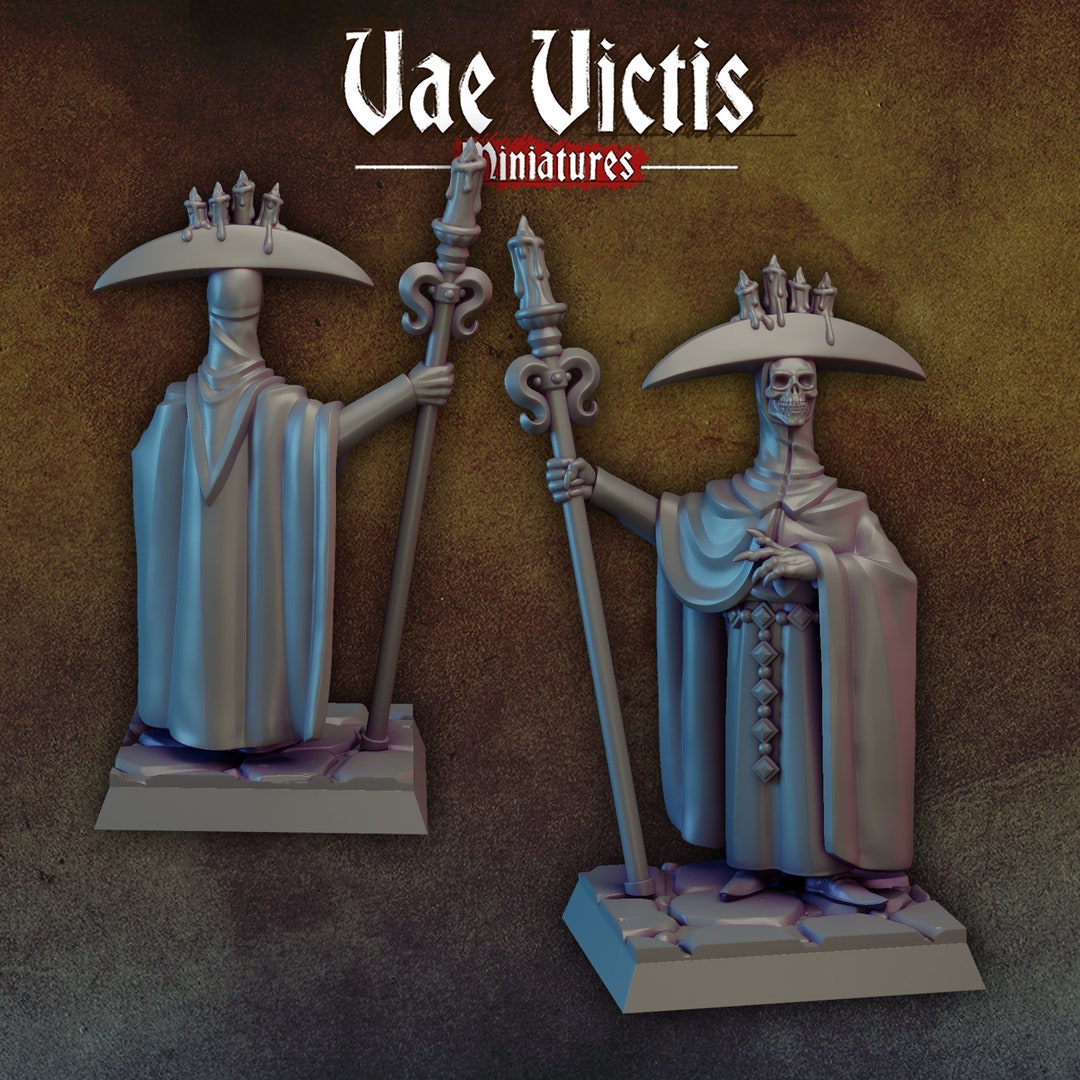 Skull Knight | Vae Victis Miniatures | 32mm Scale Resin Printed ...