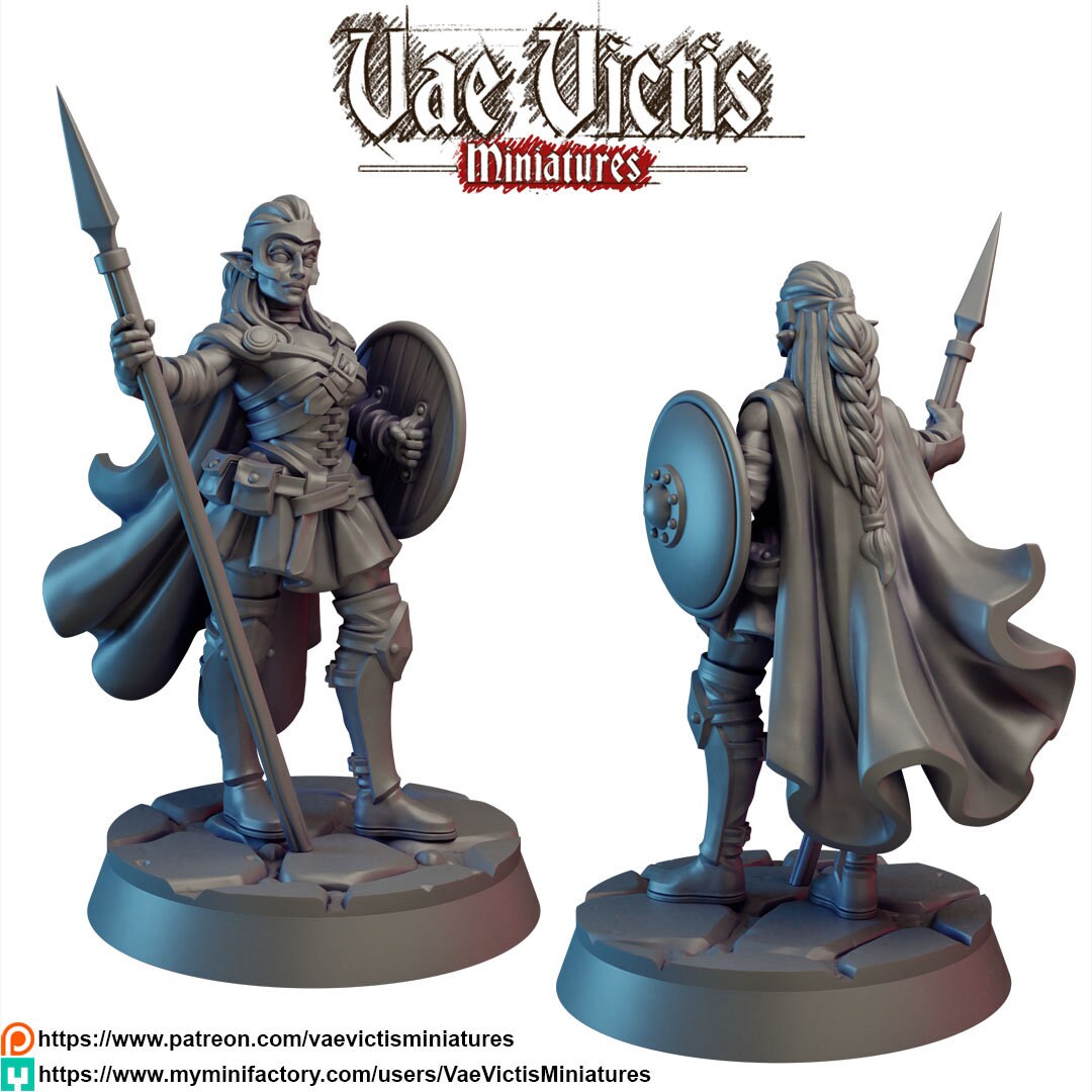 Amazonian Elf | Vae Victis Miniatures | 32mm Scale Resin Printed ...