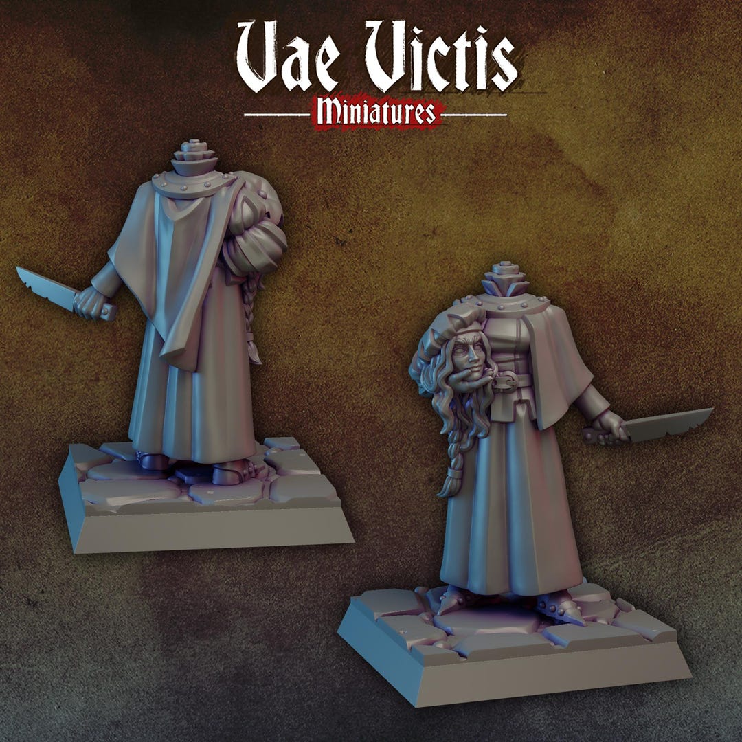 Beheaded Undead | Vae Victis Miniatures | 32mm Scale Resin Printed ...