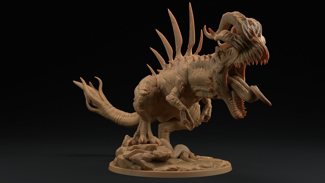 Cerebrasaurus Rex | Dragon Trappers Lodge | Monster | One Page Rules ...