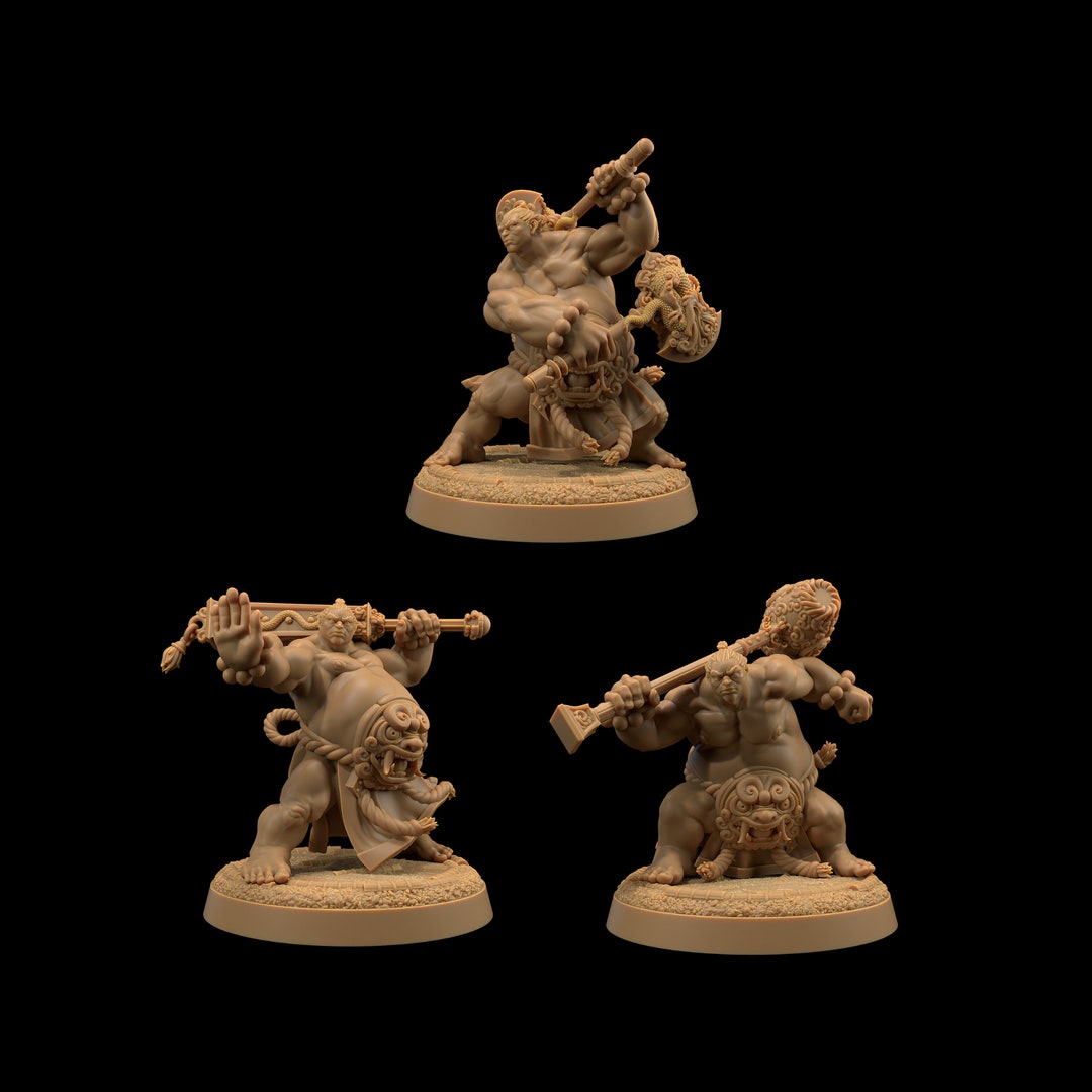 Sumo Set | Dragon Trappers Lodge | Chosen of the Kami | 32mm Scale ...