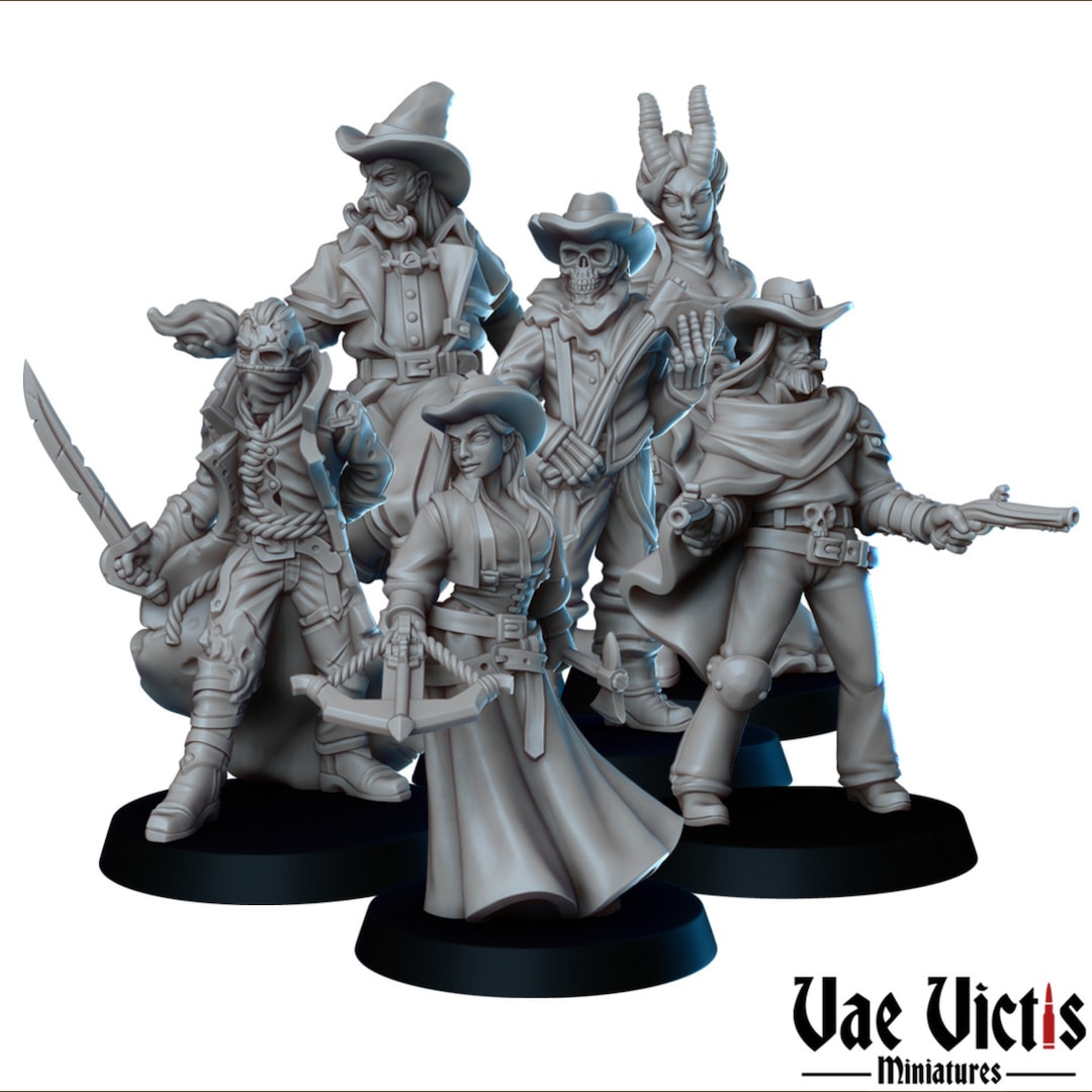 Western Fantasy Set | Vae Victis Miniatures | 32mm Scale Resin Printed ...