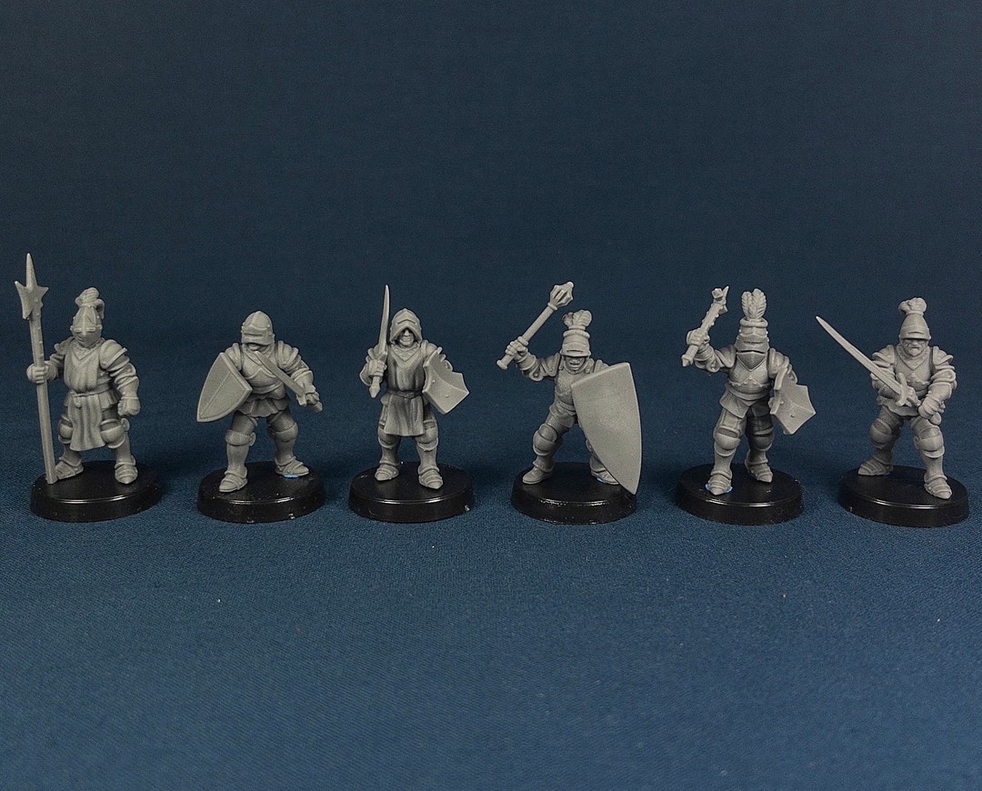 Knight Set | Vae Victis Miniatures | 32mm Scale | Resin Printed ...