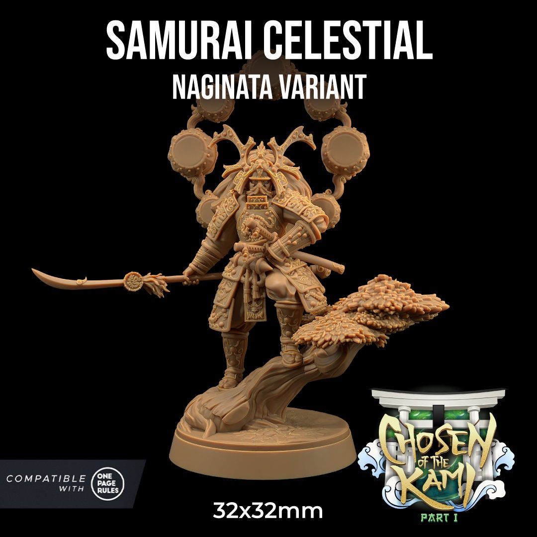 Samurai Celestial | Dragon Trappers Lodge | Chosen of the Kami | 32mm ...