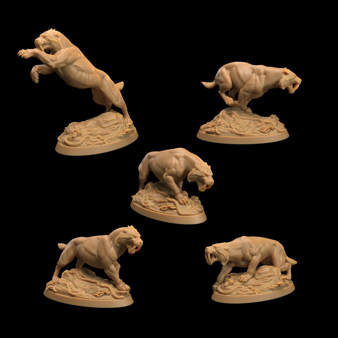 Saber-toothed Tiger Set | Dragon Trappers Lodge | the Simiax Legions ...