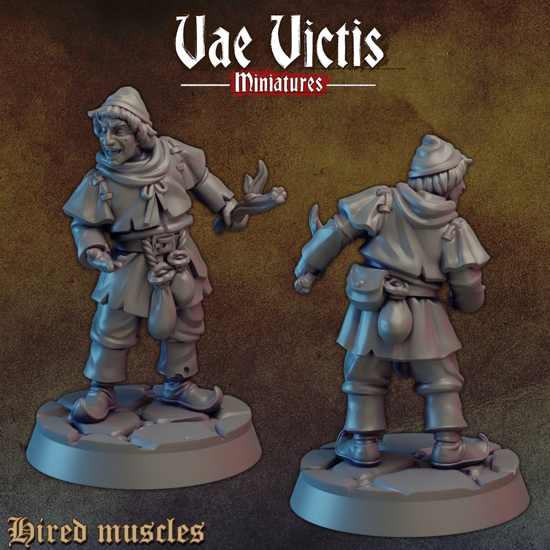 Peasant Squire | Vae Victis Miniatures | 32mm Scale | Resin Printed ...