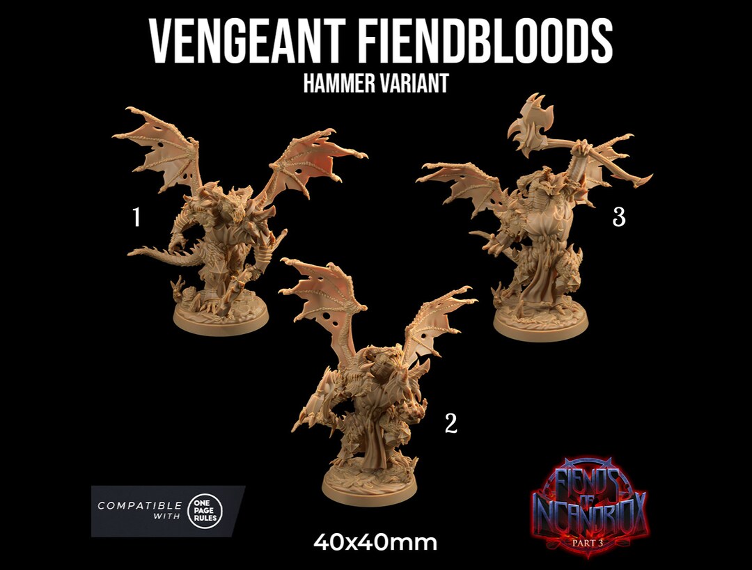 Vengeant Fiendbloods | Dragon Trappers Lodge | Fiends of Incandriox ...
