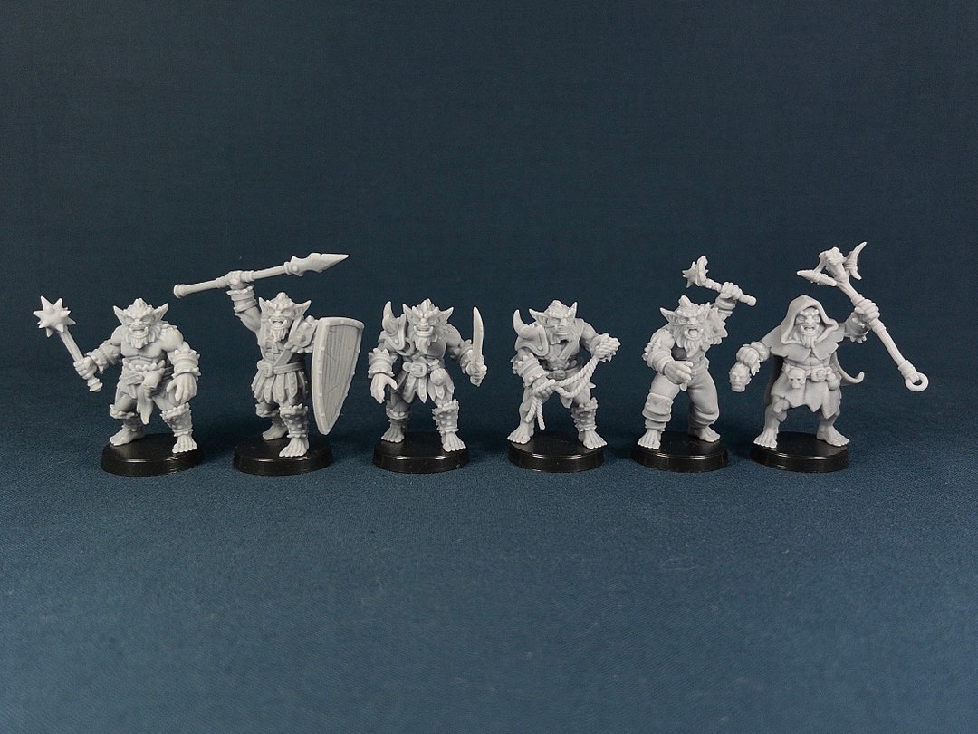 Bugbear Set 6 Minis Vae Victis Miniatures 32mm Scale Resin Printed ...