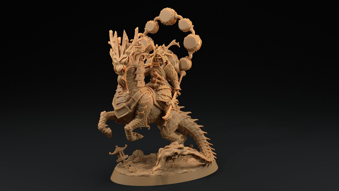 Kirin Mounted Samurai Celestial | Dragon Trappers Lodge | Chosen of the ...
