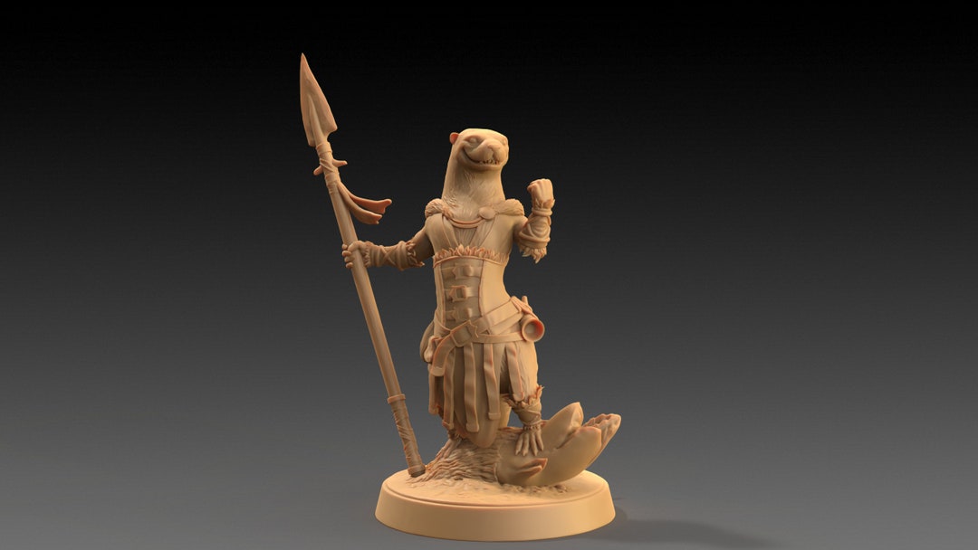Pearl, Otter Spearmaster | Dragon Trappers Lodge | the Critterfolk of ...