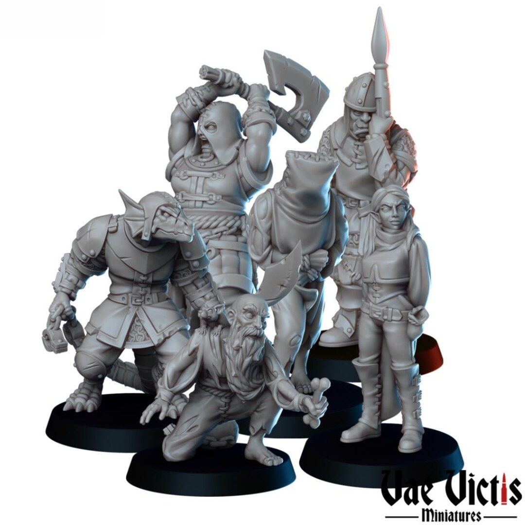 Prison Set | Vae Victis Miniatures | 32mm Scale Resin Printed Tabletop ...