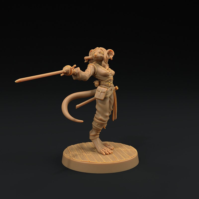 Rpg Miniatures Mouse - Etsy