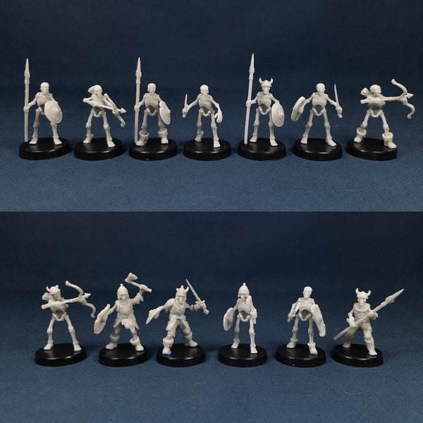 Dnd Skeleton Miniatures - Etsy