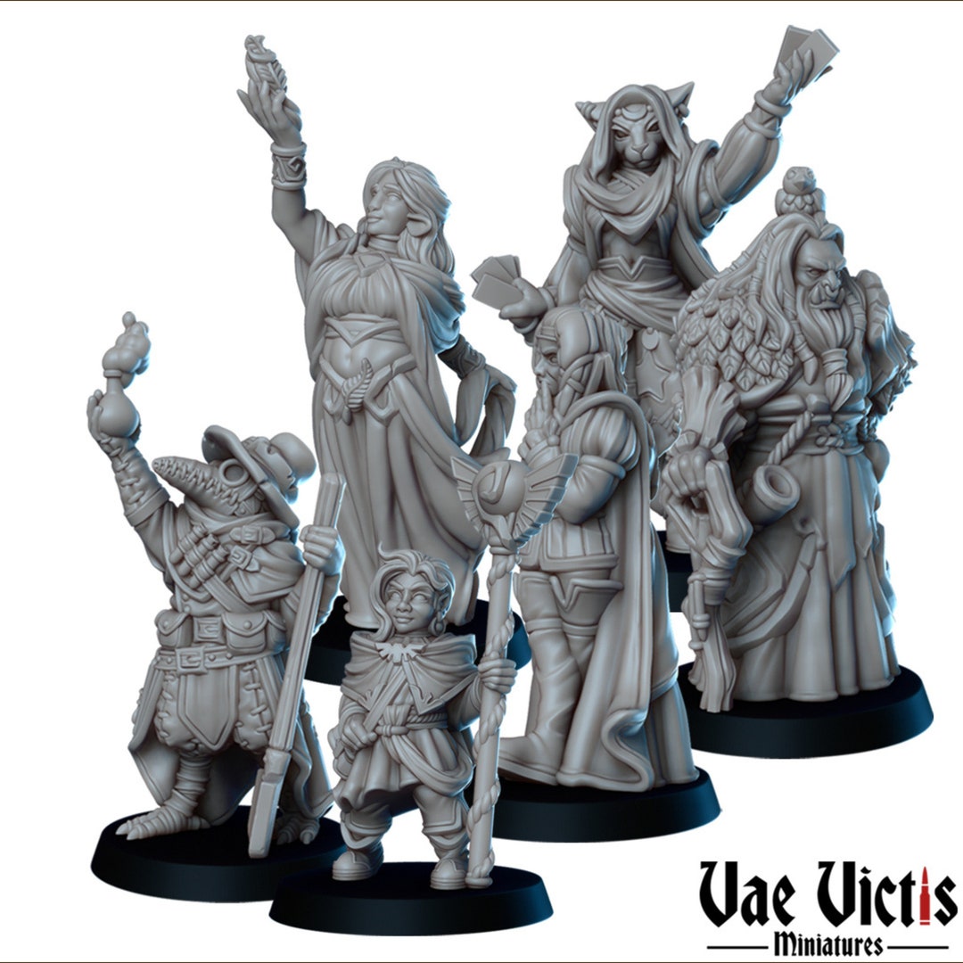 Magic Academy Set | Vae Victis Miniatures | 32mm Scale Resin Printed ...