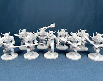 Goblin Set (7 Minis) | MZ4250 | Miniatures | 28mm Scale | Resin Printed ...