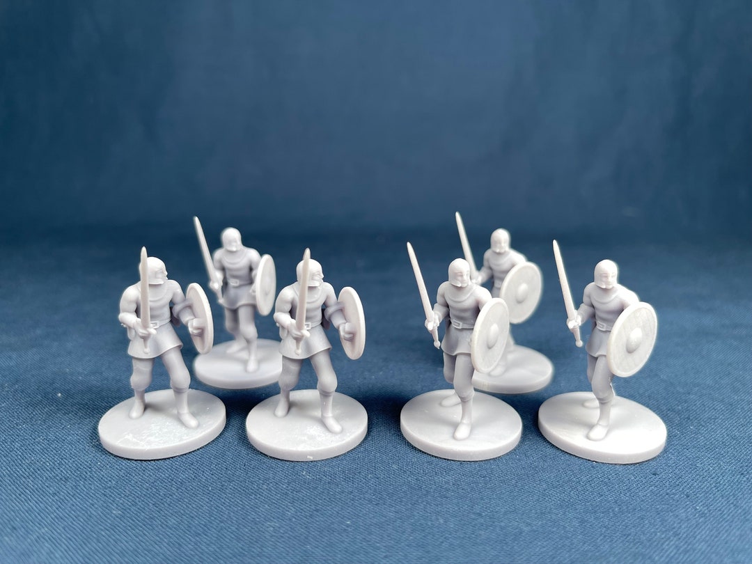 Guard Set (6 Minis) | MZ4250 | Miniatures | 28mm Scale | Resin Printed ...
