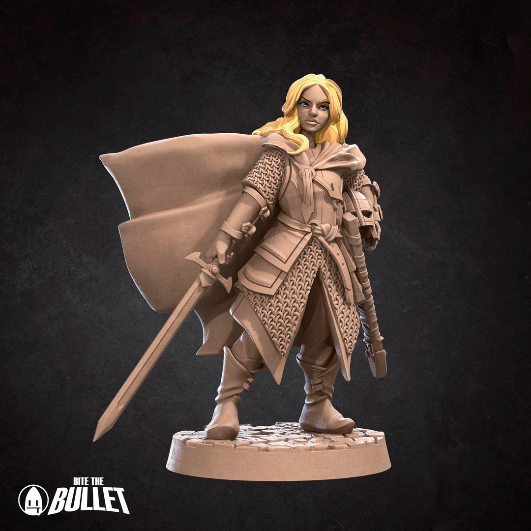 Shieldmaiden | NSFW Option | Bite the Bullet | 35mm Scale | Resin ...