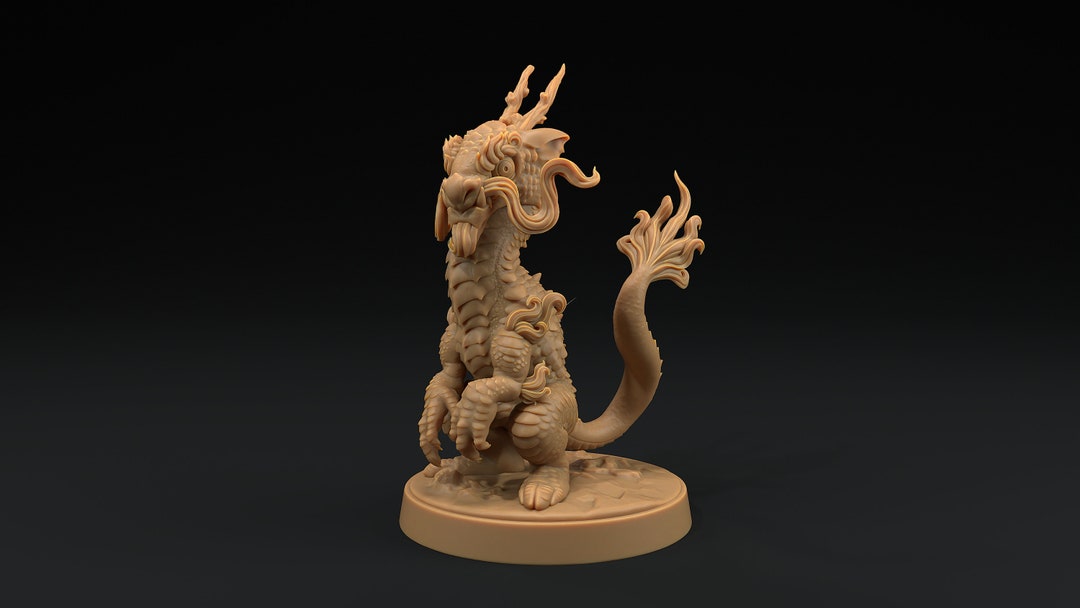 Collectible Lung Ferret Drake | Dragon Trappers Lodge | 32mm Scale ...