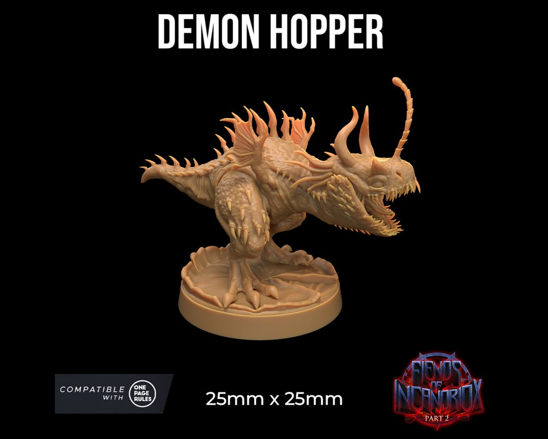 Demon Hopper | Dragon Trappers Lodge | Fiends of Incandriox | 32mm ...