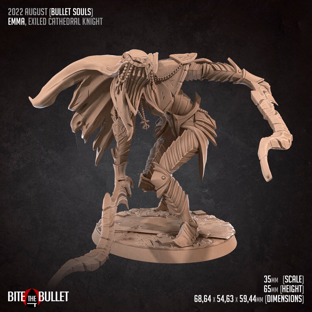 Emma, Exiled Cathedral Knight | Bite the Bullet | 35mm Scale | Resin ...