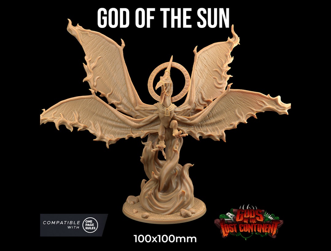 God of the Sun | Dragon Trappers Lodge | One Page Rules | 32mm | Resin ...
