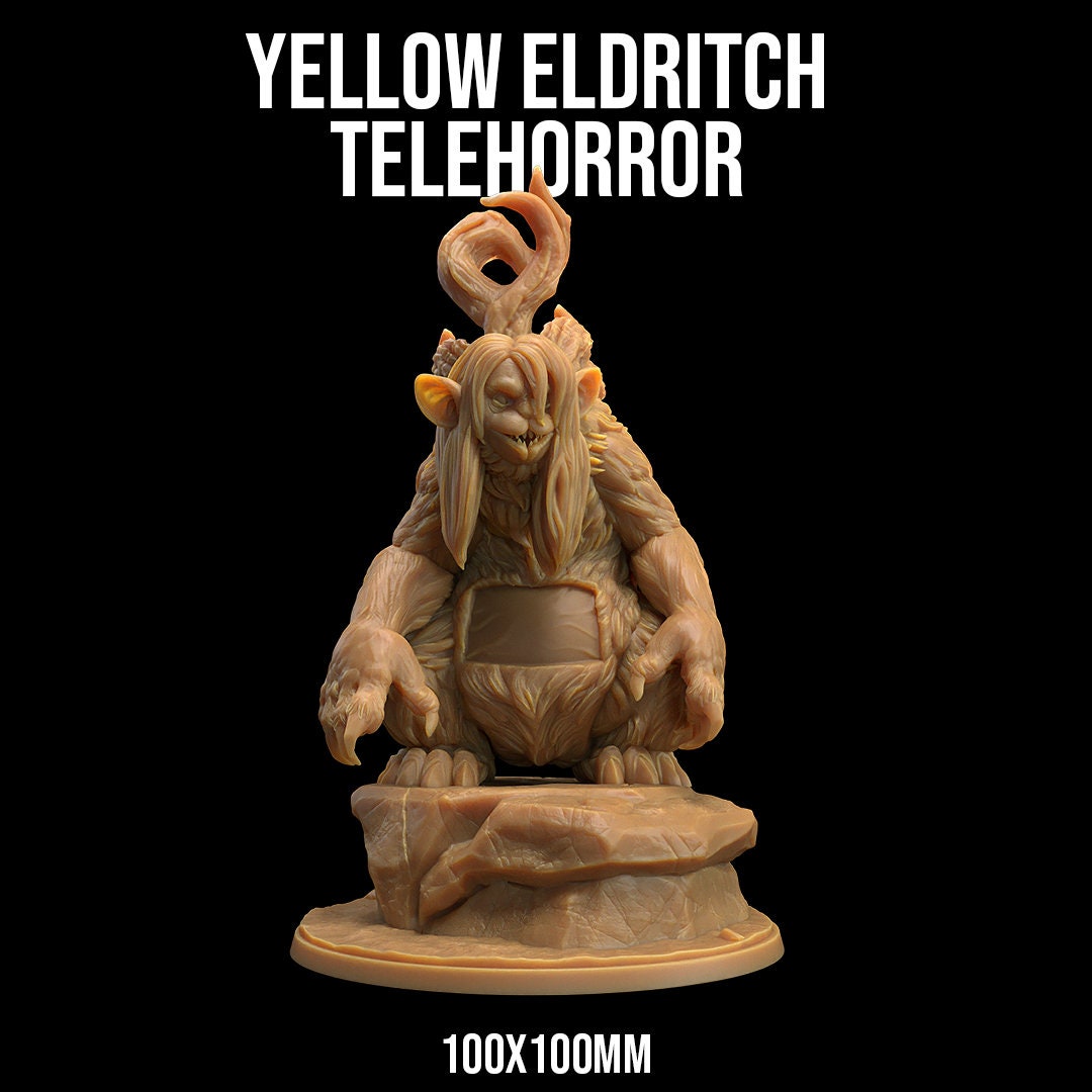 Yellow Eldritch Telehorror | Dragon Trappers Lodge | One Page Rules ...