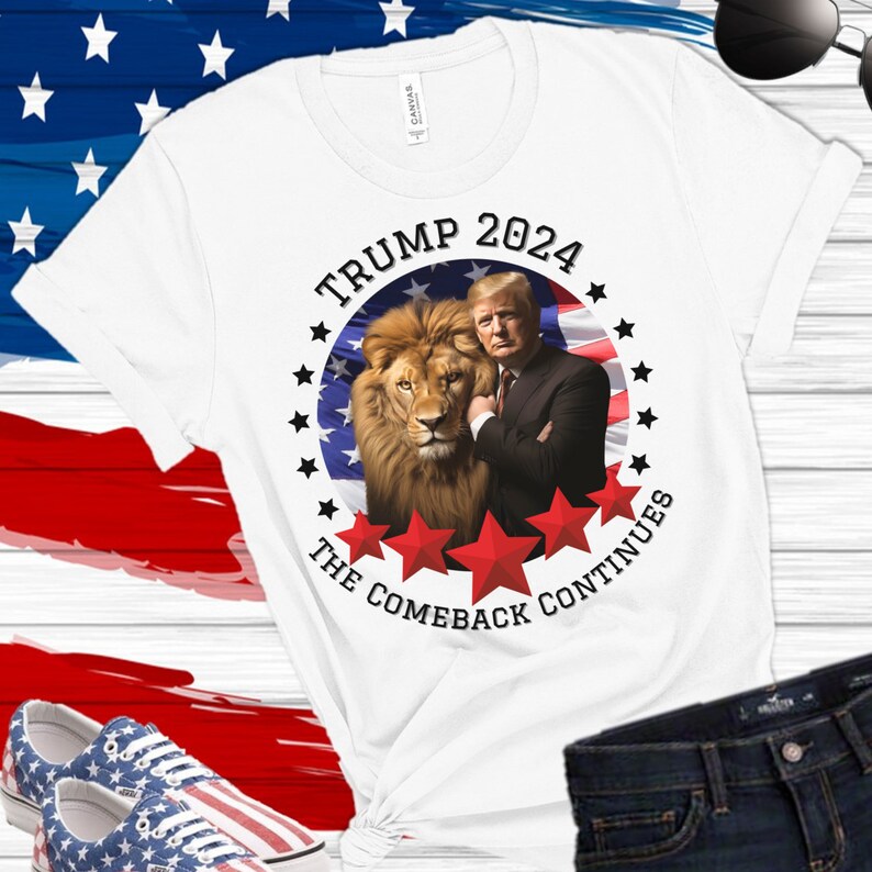 Trump 2024 Clipart With Transparent Background, Instant Download Png ...