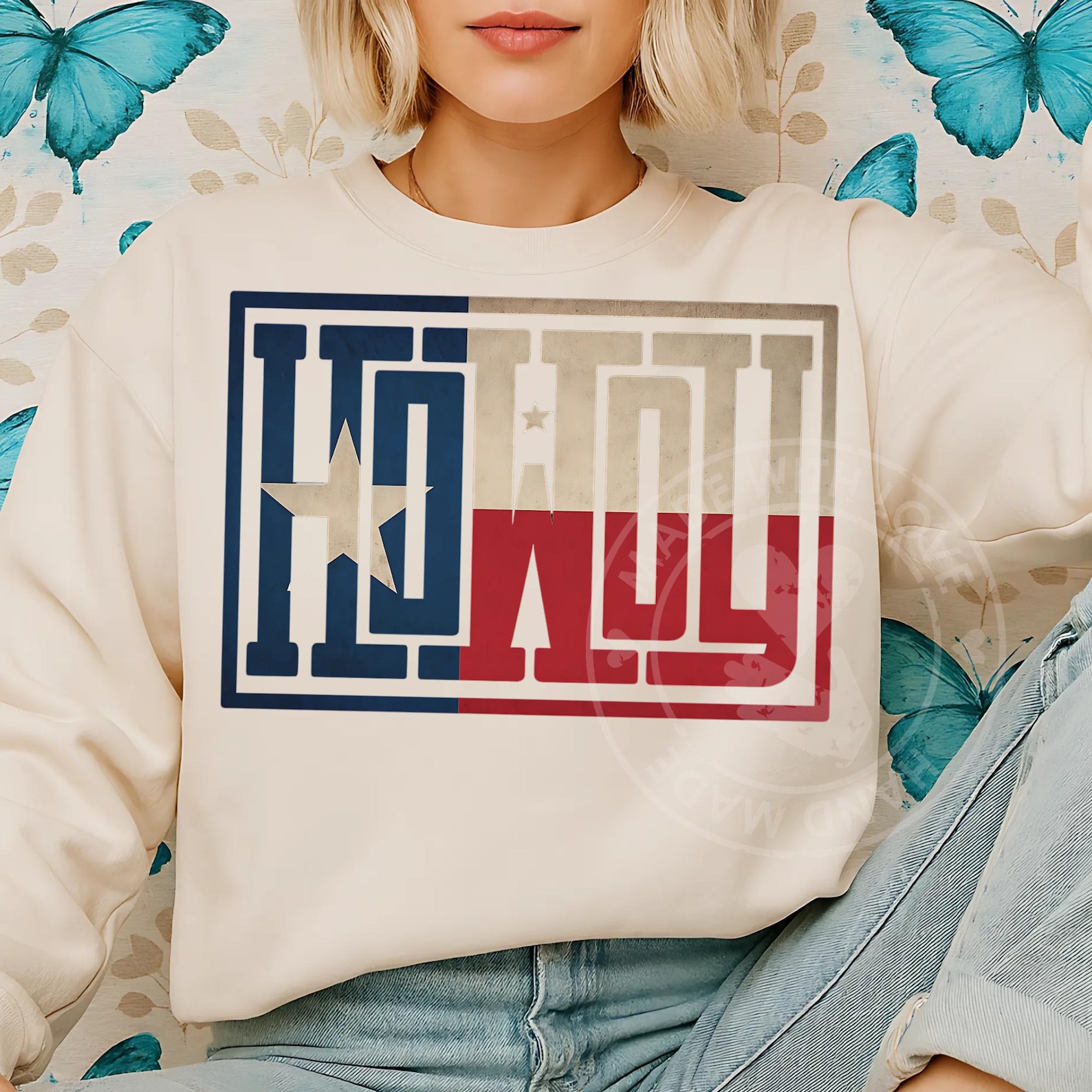 Howdy PNG Western Texas Flag, Distressed Vintage Cowboy Sublimation ...