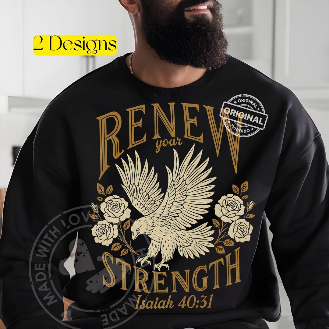 Christian Eagle Bible Verse PNG Renew Your Strength Isaiah 40:31 ...