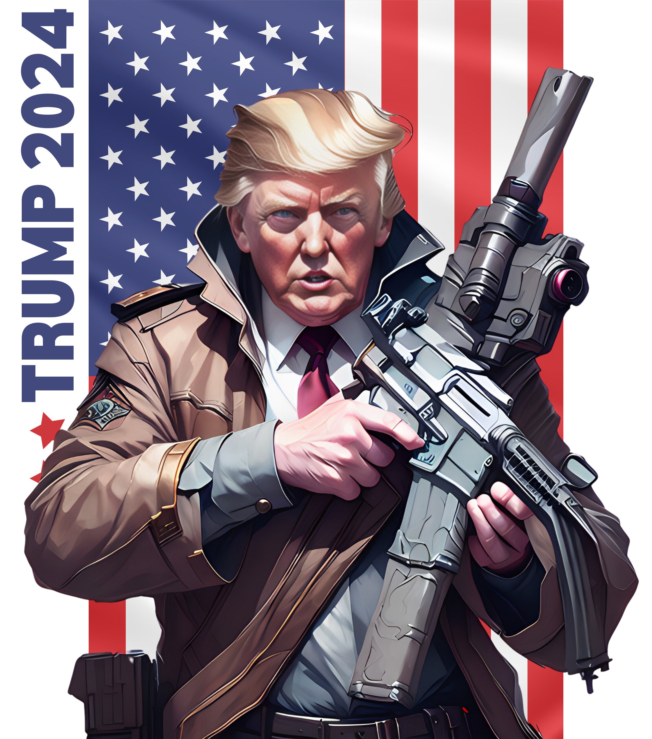 Trump 2024 Clip Art Png, We Will Not Comply, Digital Download, Maga ...