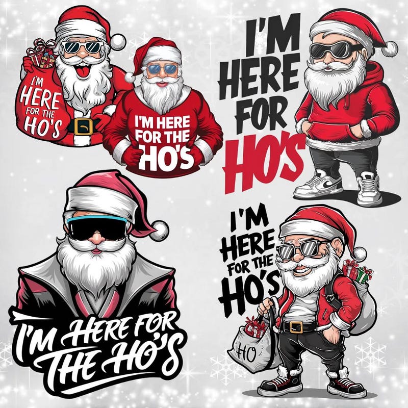 Bad Santa Christmas Tshirt - Etsy