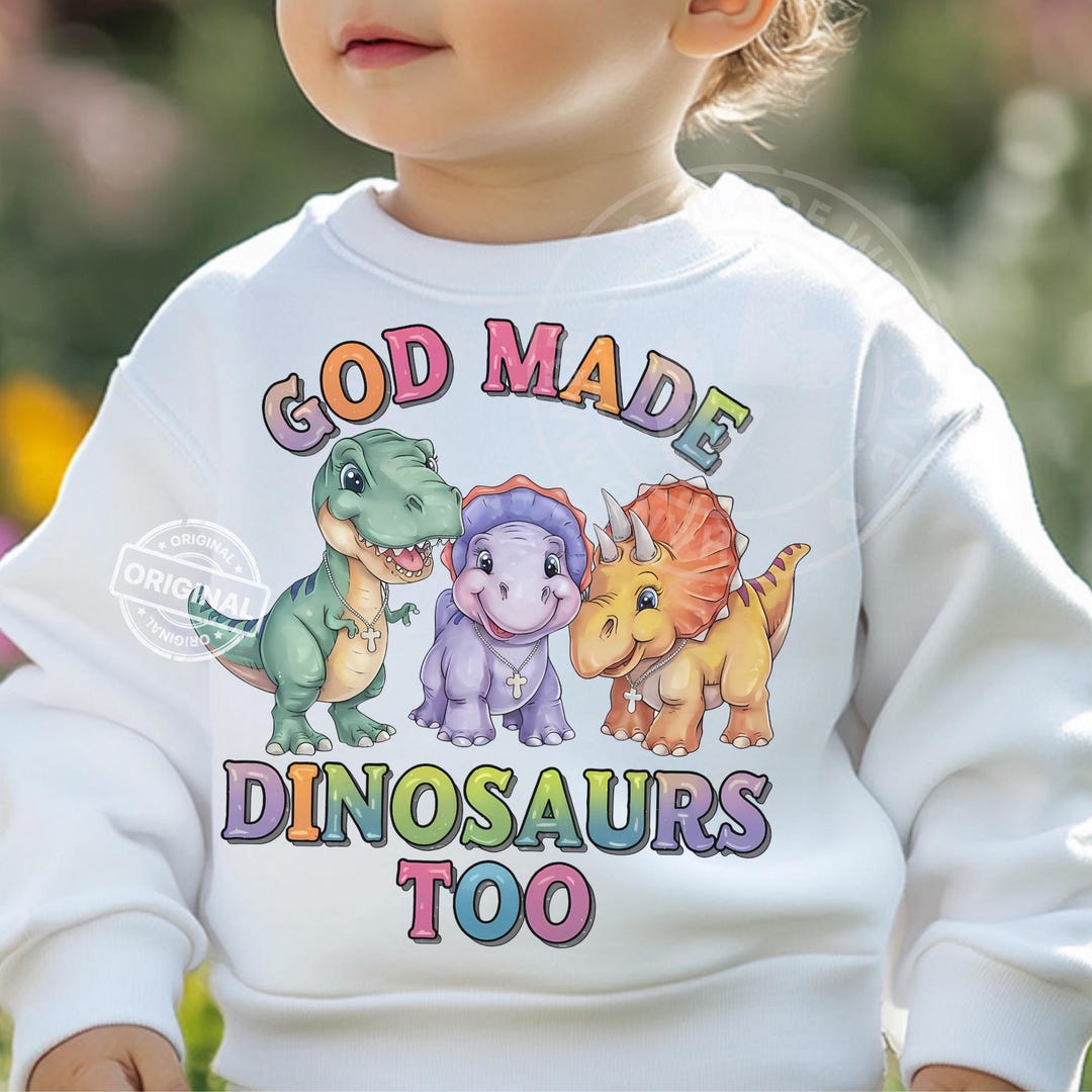 Christian Dinosaurs PNG: Faith-based Kids Clipart (digital Download) - Etsy