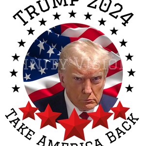 Trump 2024 Clipart With Transparent Background, Instant Download Png ...