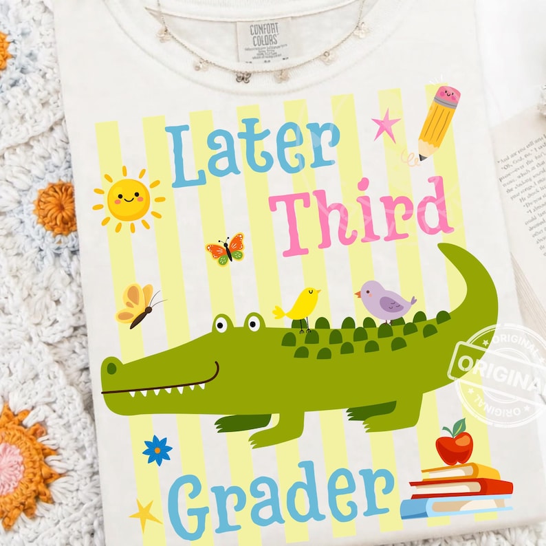 Last Day of School, Later Gator PNG Bundle, Prek, Kindergarten, First ...