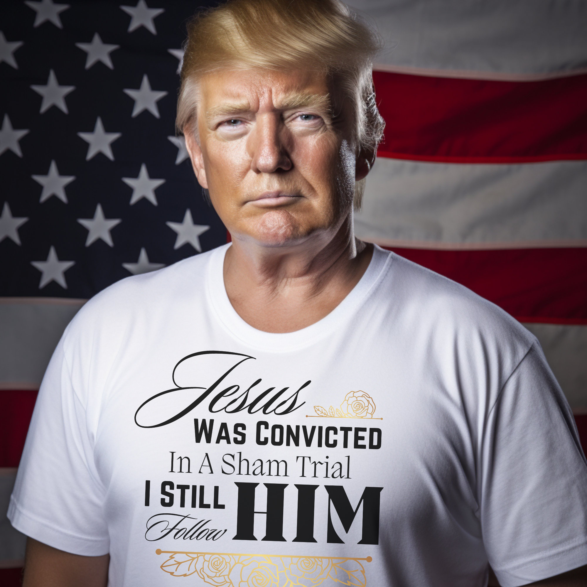 Trump 2024 Clipart With Transparent Background, Follow Jesus, PNG ...