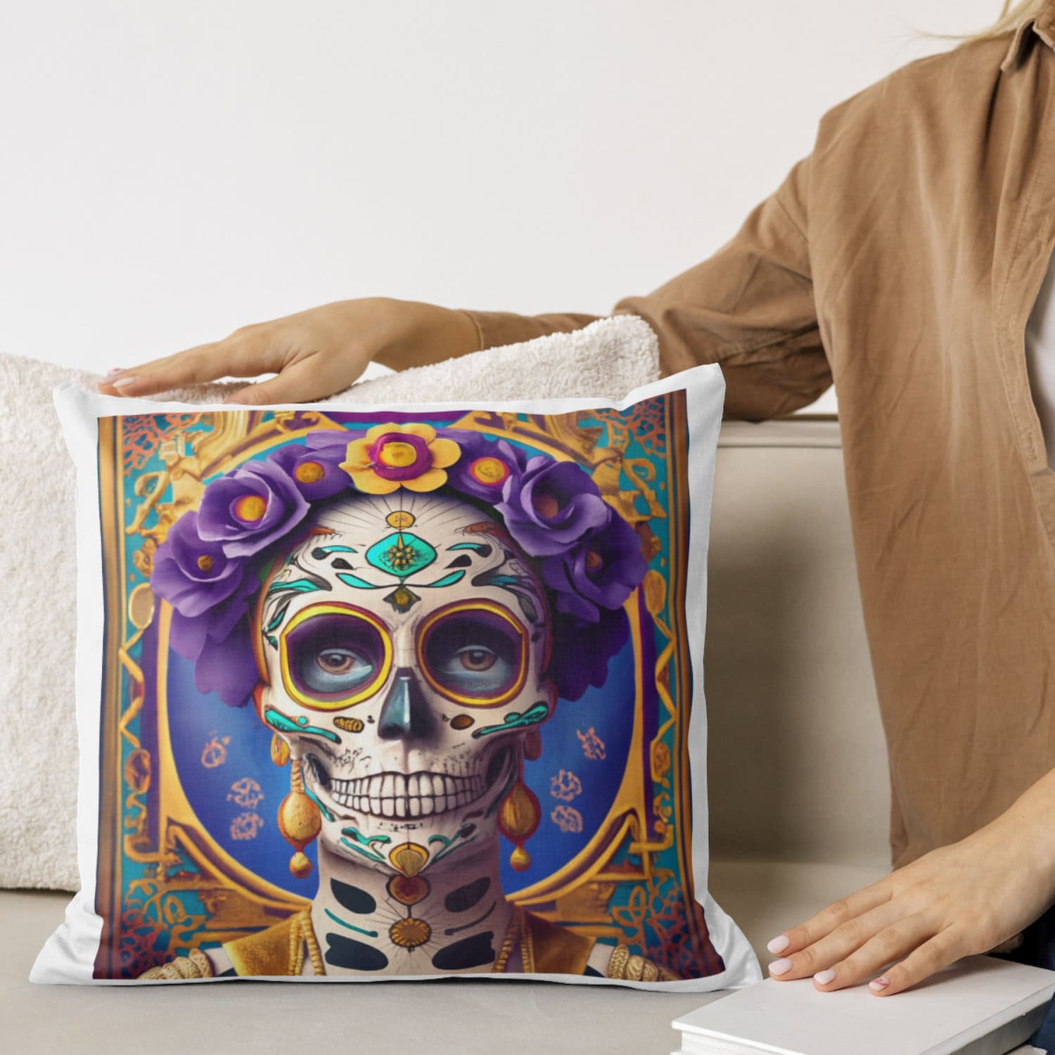 Dia De Los Muertos Wall Art Bundle Png 25 Images Sugar Skull - Etsy