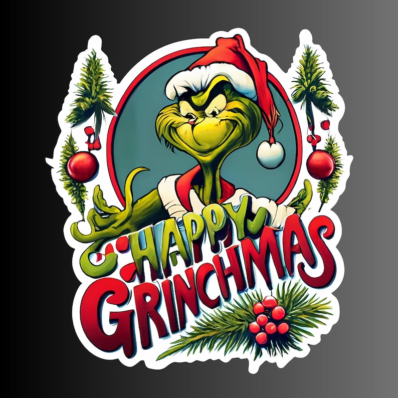 The Grinch Christmas Clip Art Bundle Png Happy Grinchmas - Etsy Australia