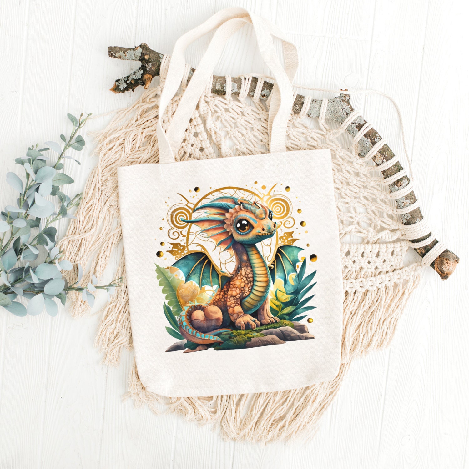 Junk Journal Baby Dragon Clip Art Bundle Png, Enchanted Dragons ...