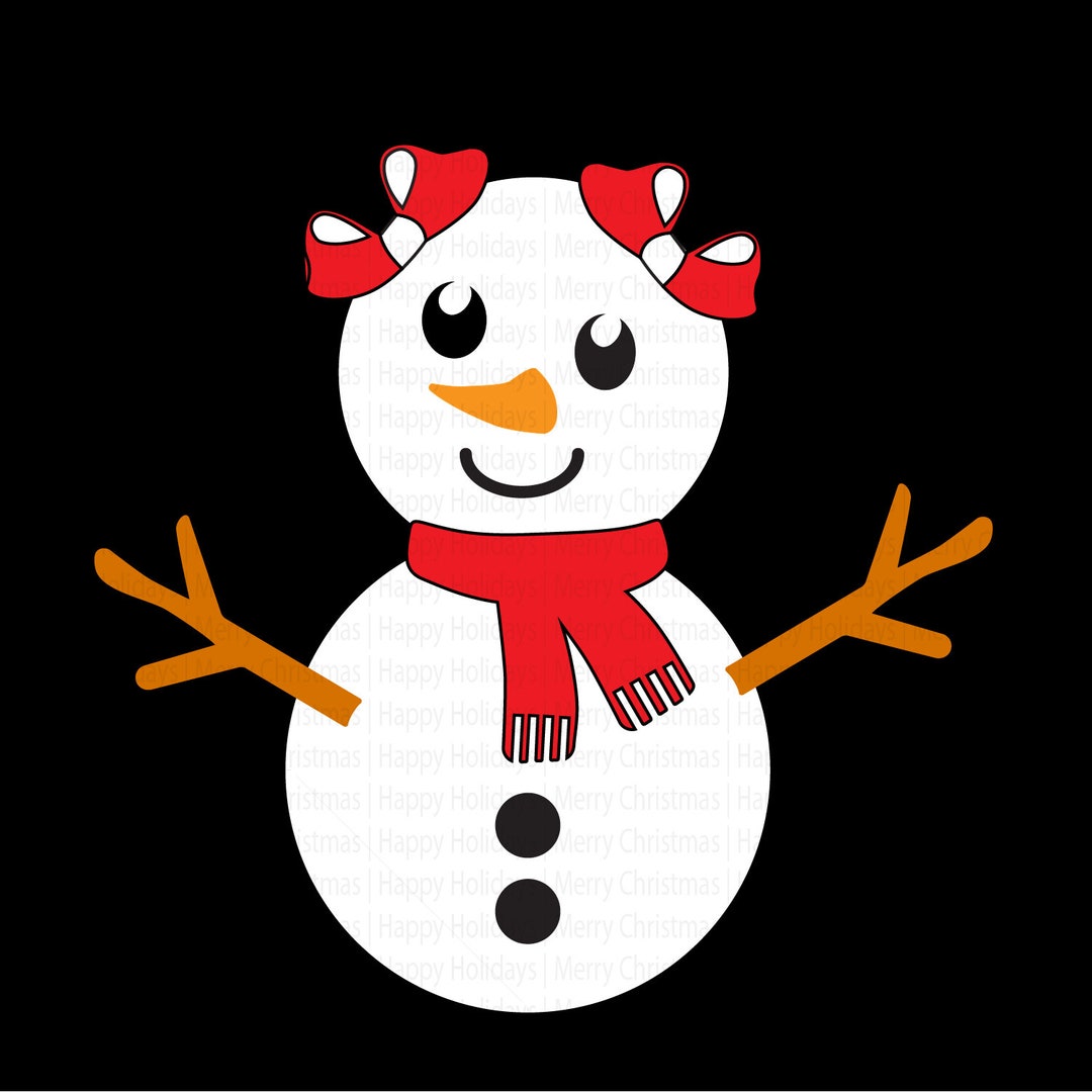 Christmas | Snow Woman SVG L Digital Download | Christmas Art - Etsy