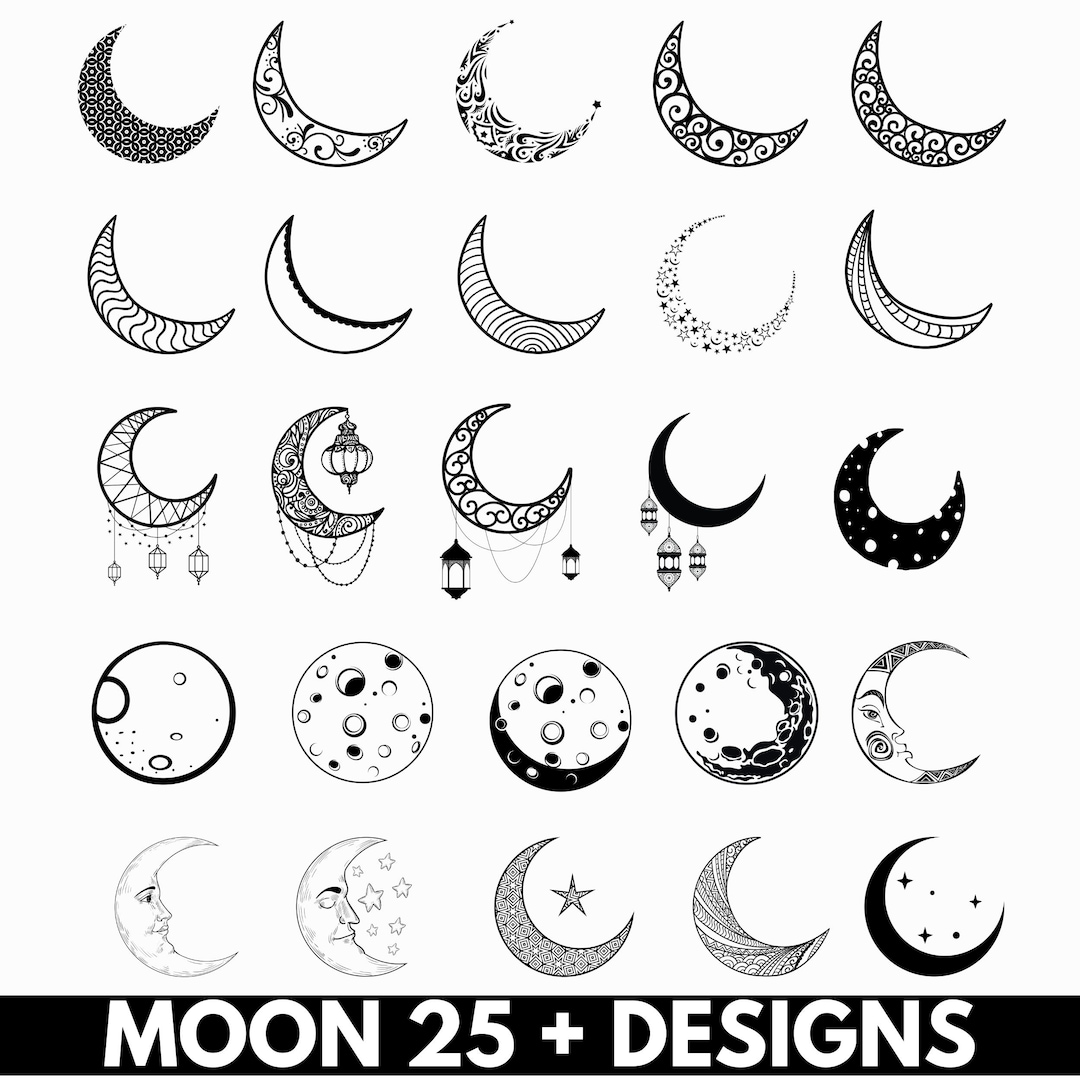Moon SVG Bundle, Solar Eclipse Svg, Eclipse Svg, Astronomy Svg, Cricut ...