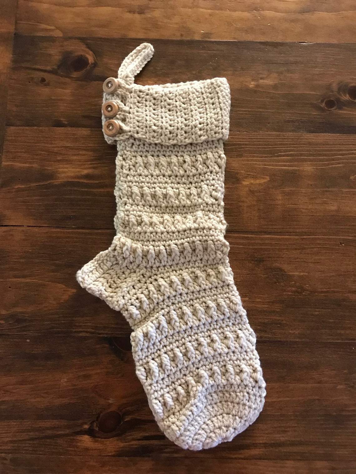 Crocheted Christmas Stocking-handmade Stocking-crochet Stocking - Etsy