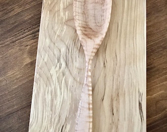 Hand Carved Maple Wooden Spoon - Etsy